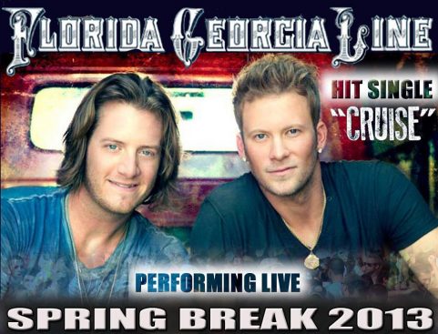 SPRING BREAK 2013: Florida Georgia Line to Perform Live During Spring ...